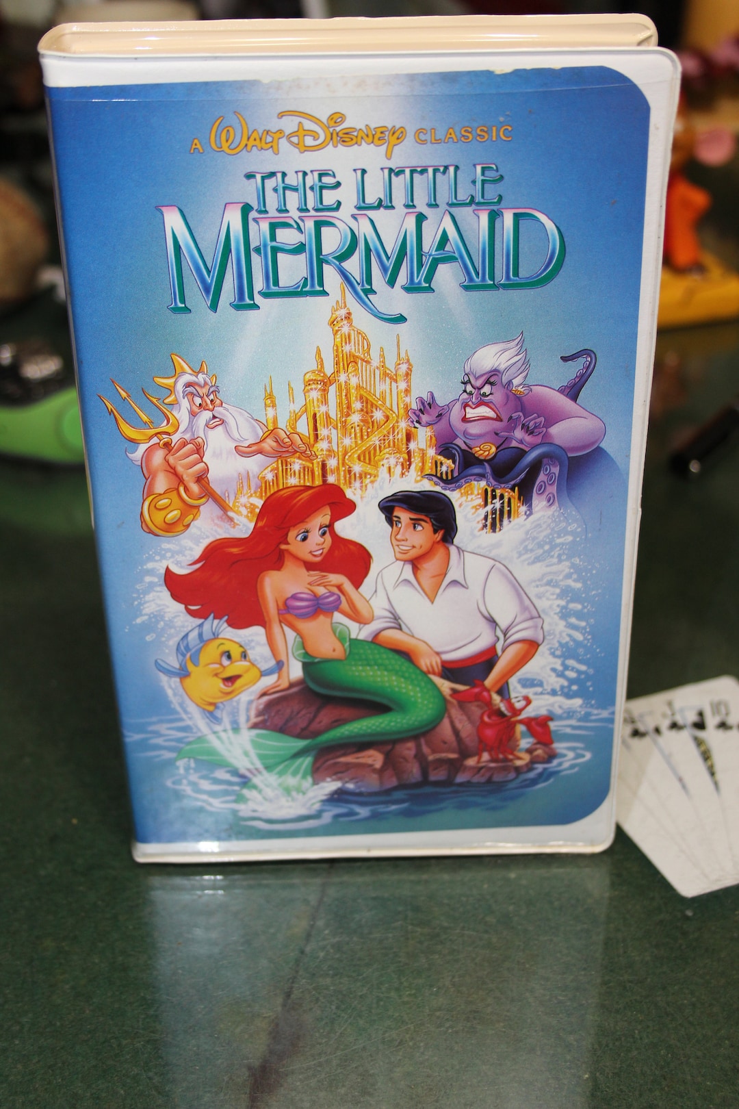 1989 Disney the Little Mermaid VHS Black Diamond Edition, Banned Cover ...