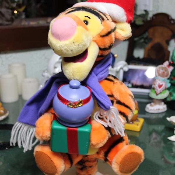 Christmas Tigger Toy - Etsy