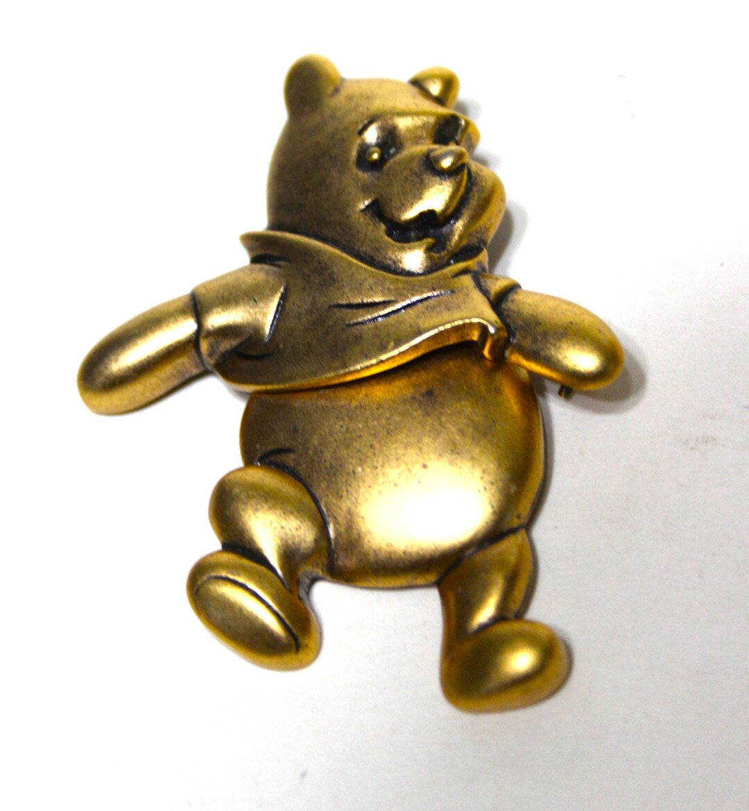 Vintage 3 Dimensional Large Disney Winnie the Poo Movable Pin - Etsy