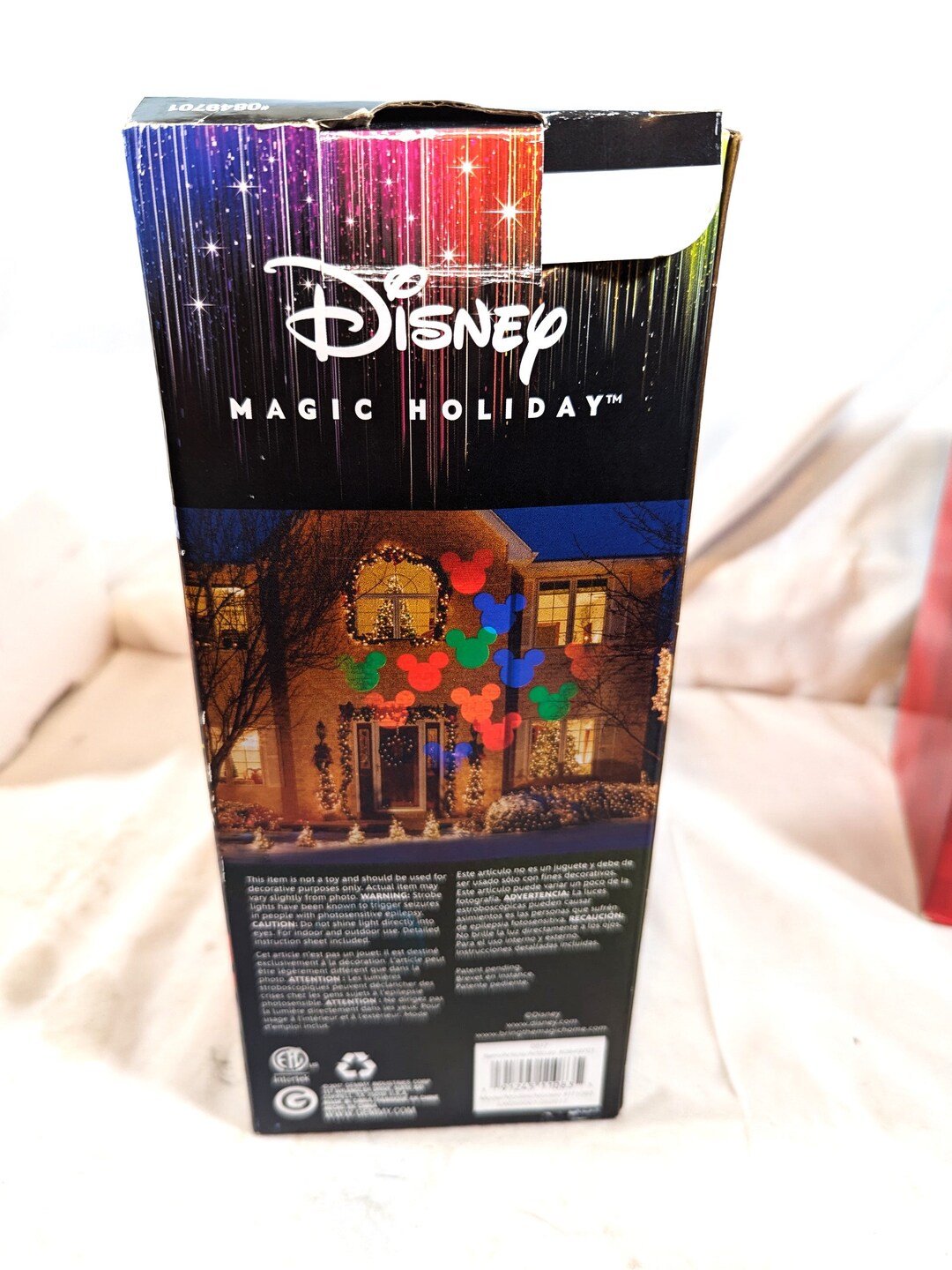 2017 Gemmy Disney Mickey Mouse Rotating Multicolored Outdoor House ...