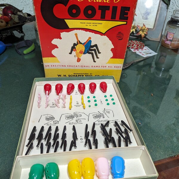 Vintage Cootie Game - Etsy