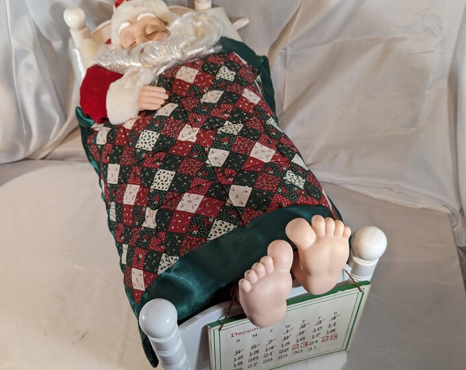 Sleeping Santa Claus - Etsy