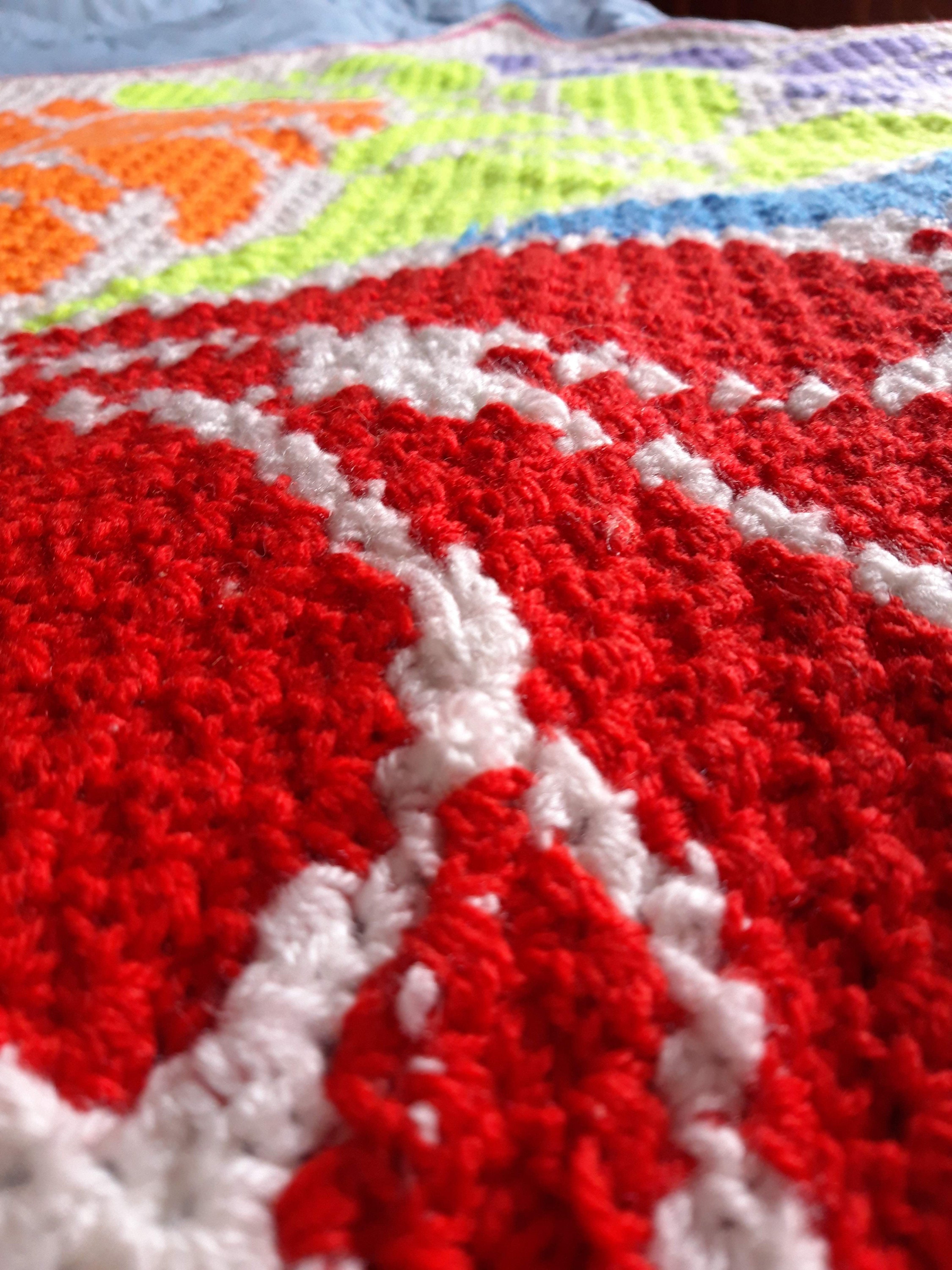 Handmade Colourful Heart Graphgan - Etsy