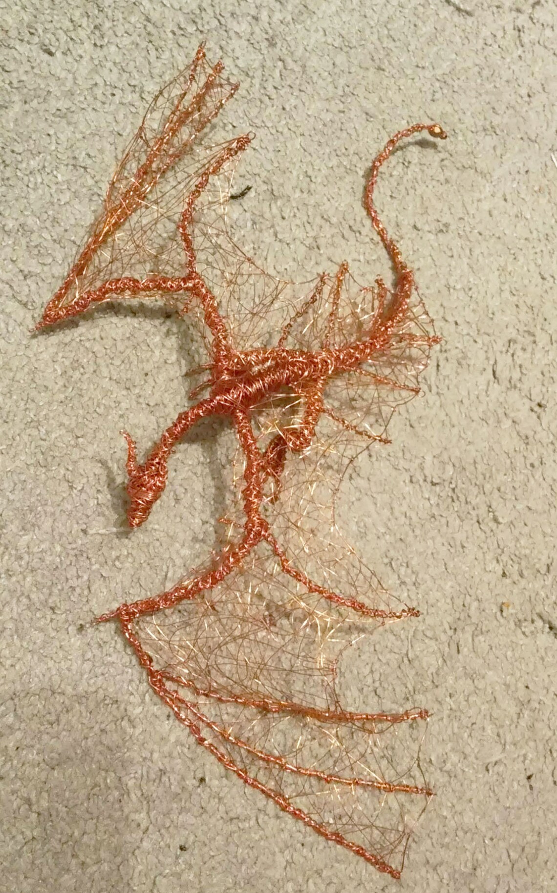 Custom Copper Wire Dragon - Etsy