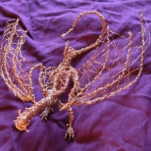 Custom Copper Wire Dragon - Etsy