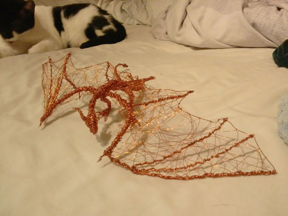 Custom Copper Wire Dragon - Etsy