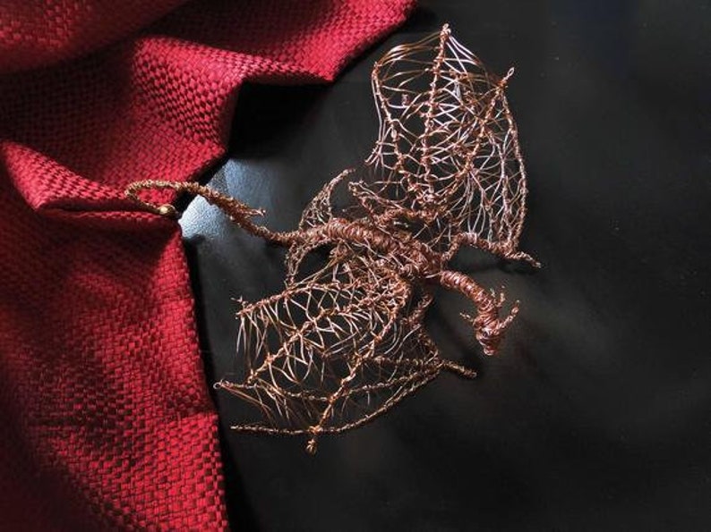 Custom Copper Wire Dragon - Etsy