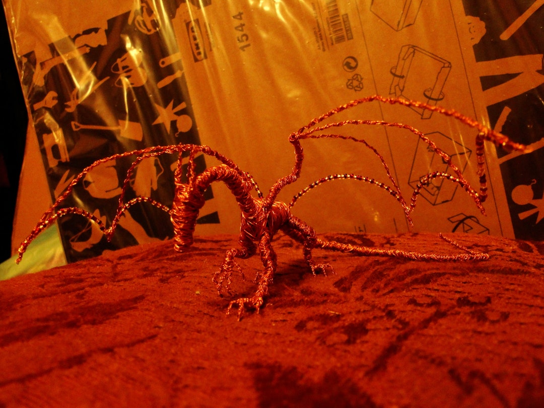 Custom Copper Wire Dragon - Etsy