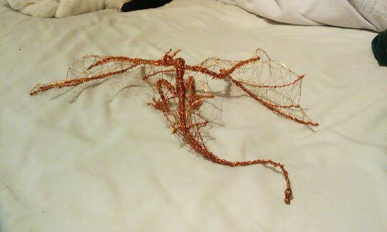 Custom Copper Wire Dragon - Etsy