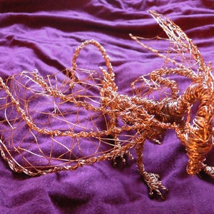 Custom Copper Wire Dragon - Etsy