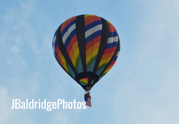 Hot Air Balloon Photo | Etsy