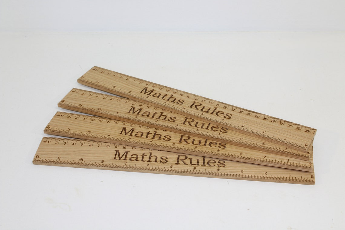 Personalised wooden ruler | Etsy