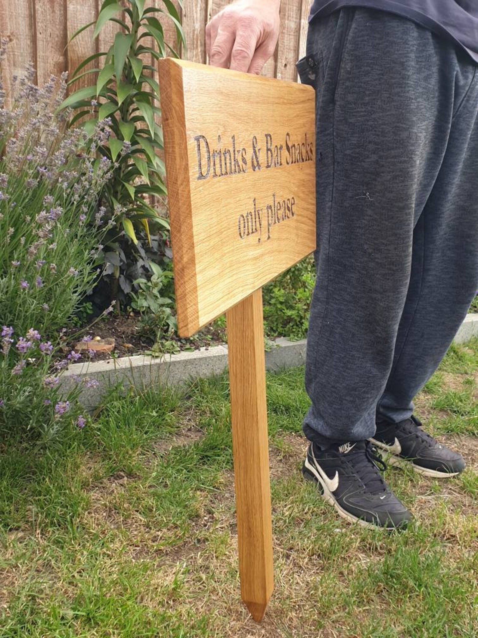 Extra Large Personalised Outdoor Sign With Ground Stake - Etsy UK