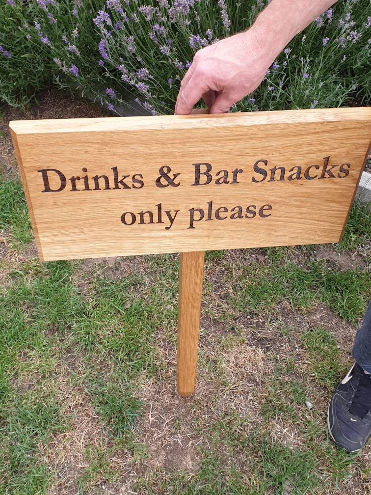 Extra Large Personalised Outdoor Sign With Ground Stake - Etsy UK