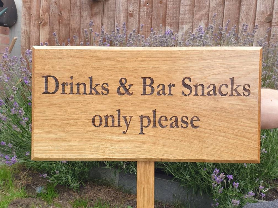 Extra Large Personalised Outdoor Sign With Ground Stake - Etsy UK