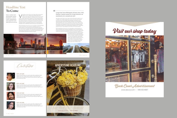 Magazine Cover Template Indesign
