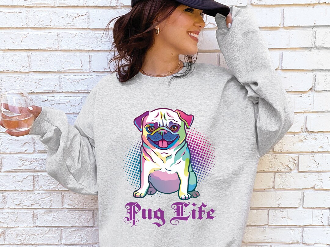 Pug Life Pug Mom ~ Vector PDF, Png, Jpg, Svg ~ Digital Download Only ...