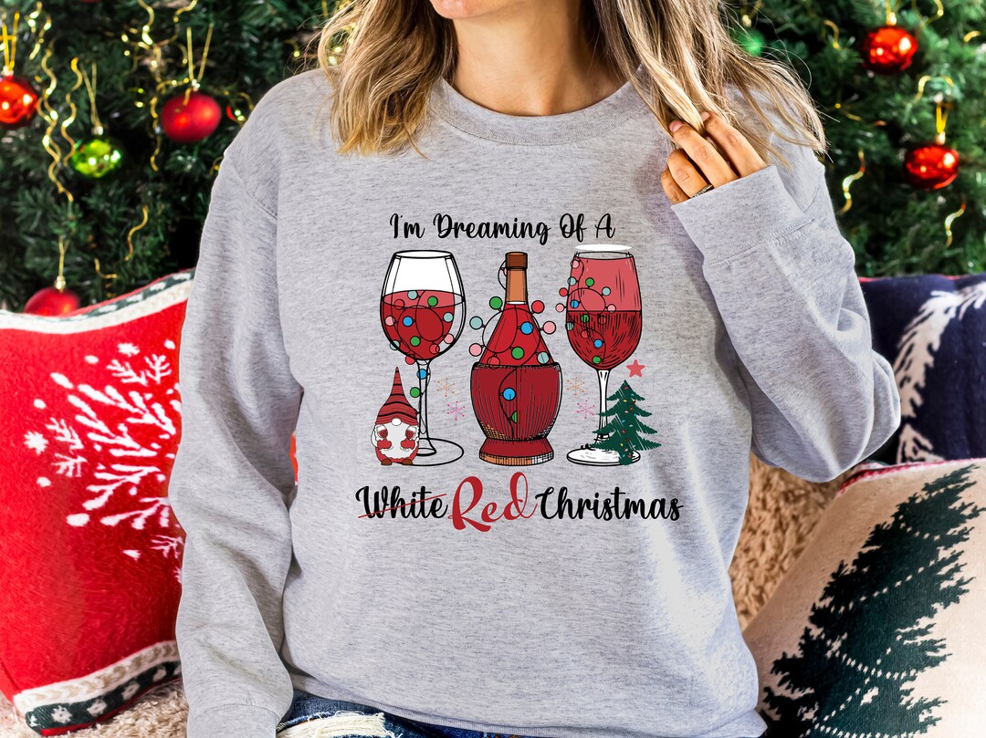 Dreaming of a Red Christmas SVG PNG JPG, Dreaming of a White Christmas ...