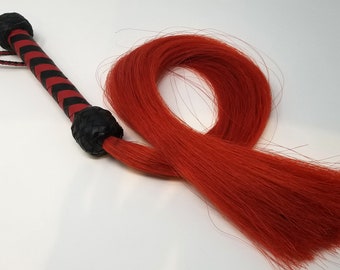 Horse hair flogger | Etsy