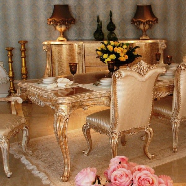 Antique Baroque Table - Etsy