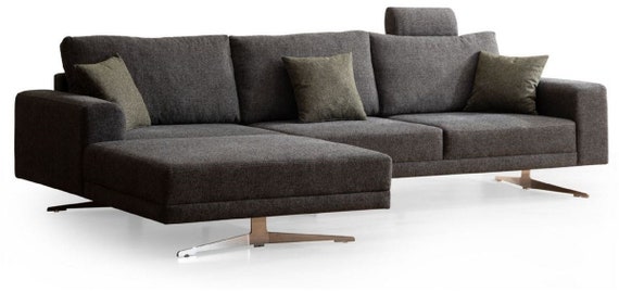 Casa Padrino Luxury Corner Sofa Gray Silver 310 X 180 X H. 70 Cm Living Room Sofa Etsy Sweden