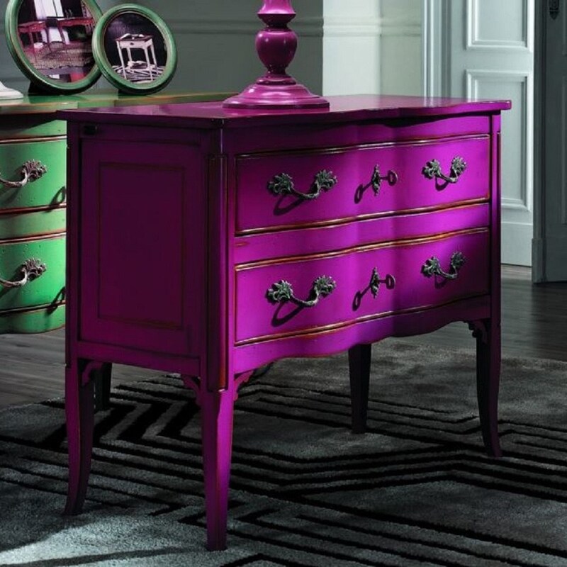 Purple Chest of Drawers - Etsy