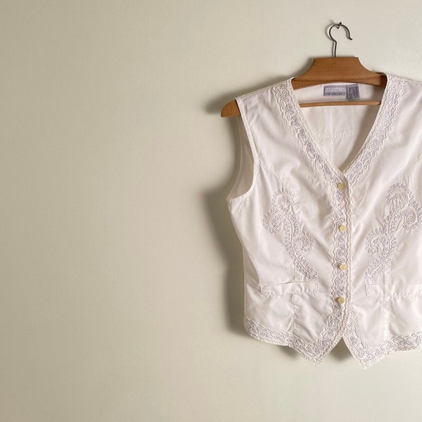 White Cotton Back Button Blouse - Etsy