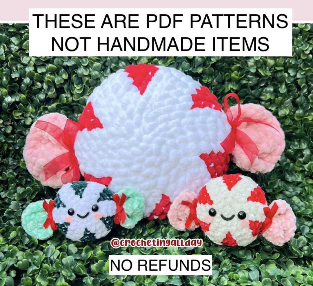 2-in-1 Merry Mints PDF Crochet Pattern Downloads - Etsy