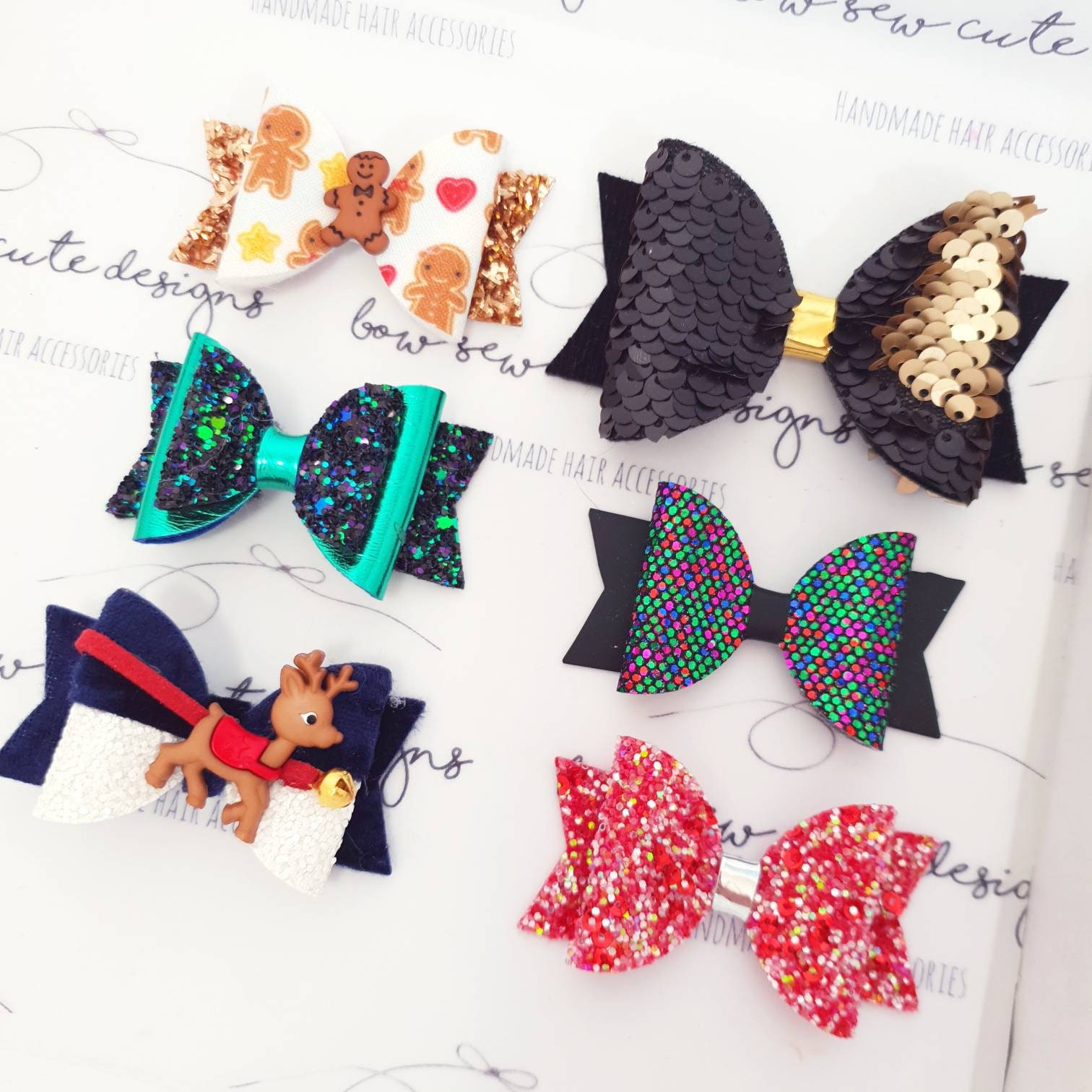 Christmas Bow Box Bow Selection Box Christmas Bows - Etsy UK