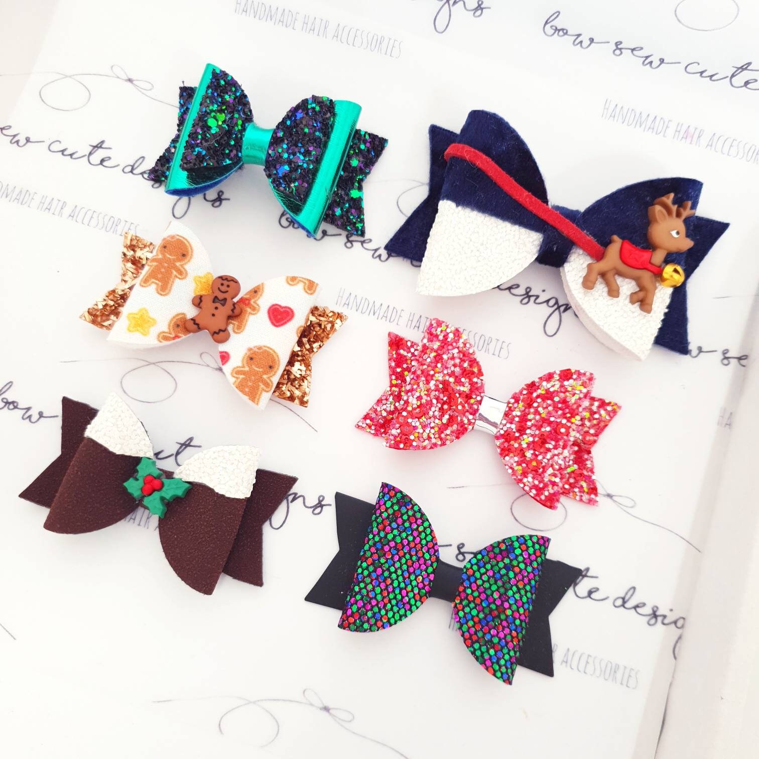 Christmas Bow Box Bow Selection Box Christmas Bows - Etsy UK