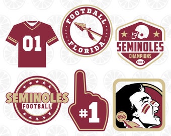 Florida state seminoles svg | Etsy