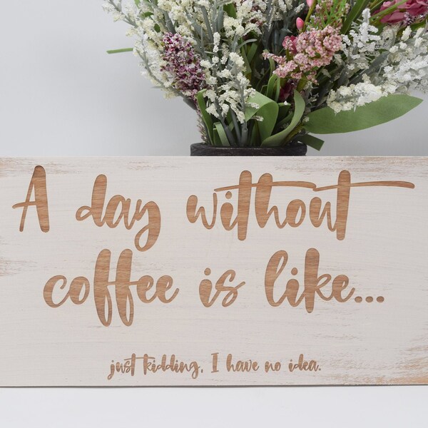 Funny Coffee Sign - Etsy
