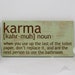 Bathroom Karma Definition 5x10, 8x15, 10x20, 15x28, 18x35 Engraved Wood ...
