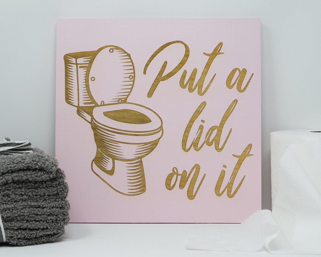 Put A Lid on It 7x7, 10x10 12x12, 15x15, 20x20, 25x25, 30x30 Engraved ...