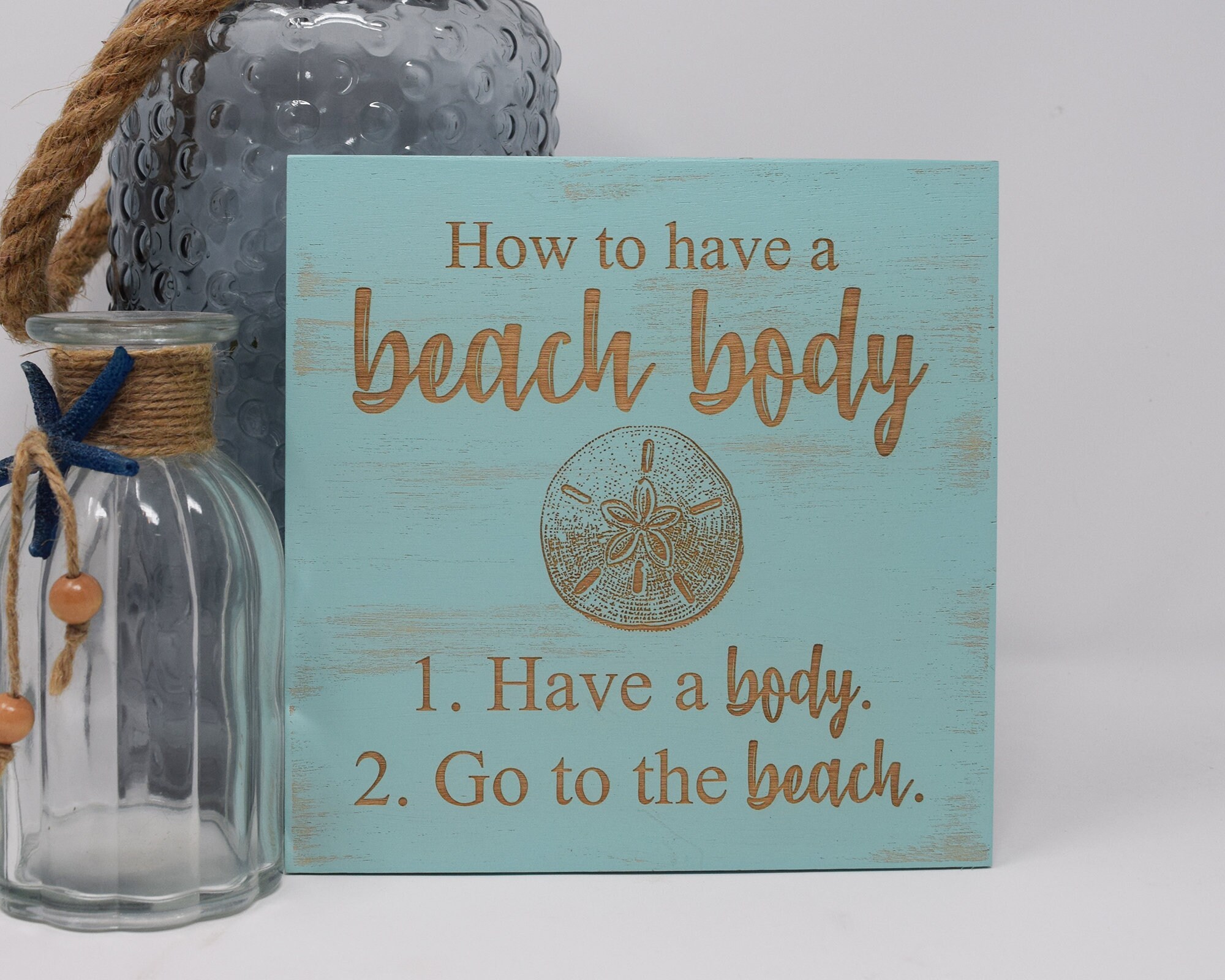 How to have a beach body 1. Have a body 2. Go to the beach | Etsy