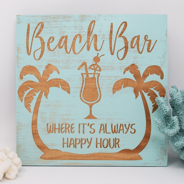 Beach Bar Sign - Etsy