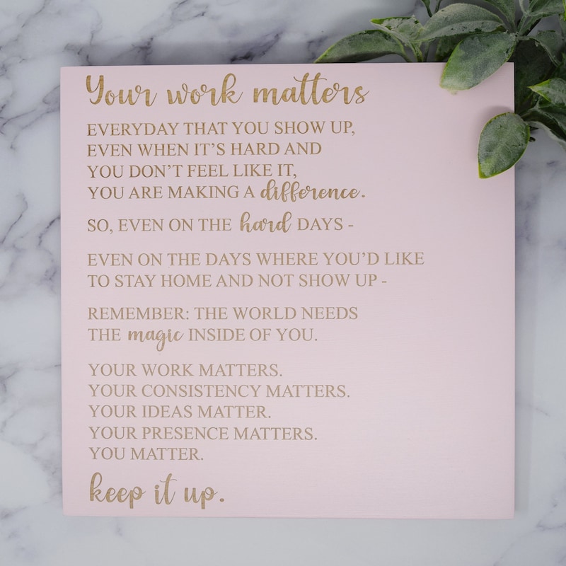 When to Work Sign - Etsy