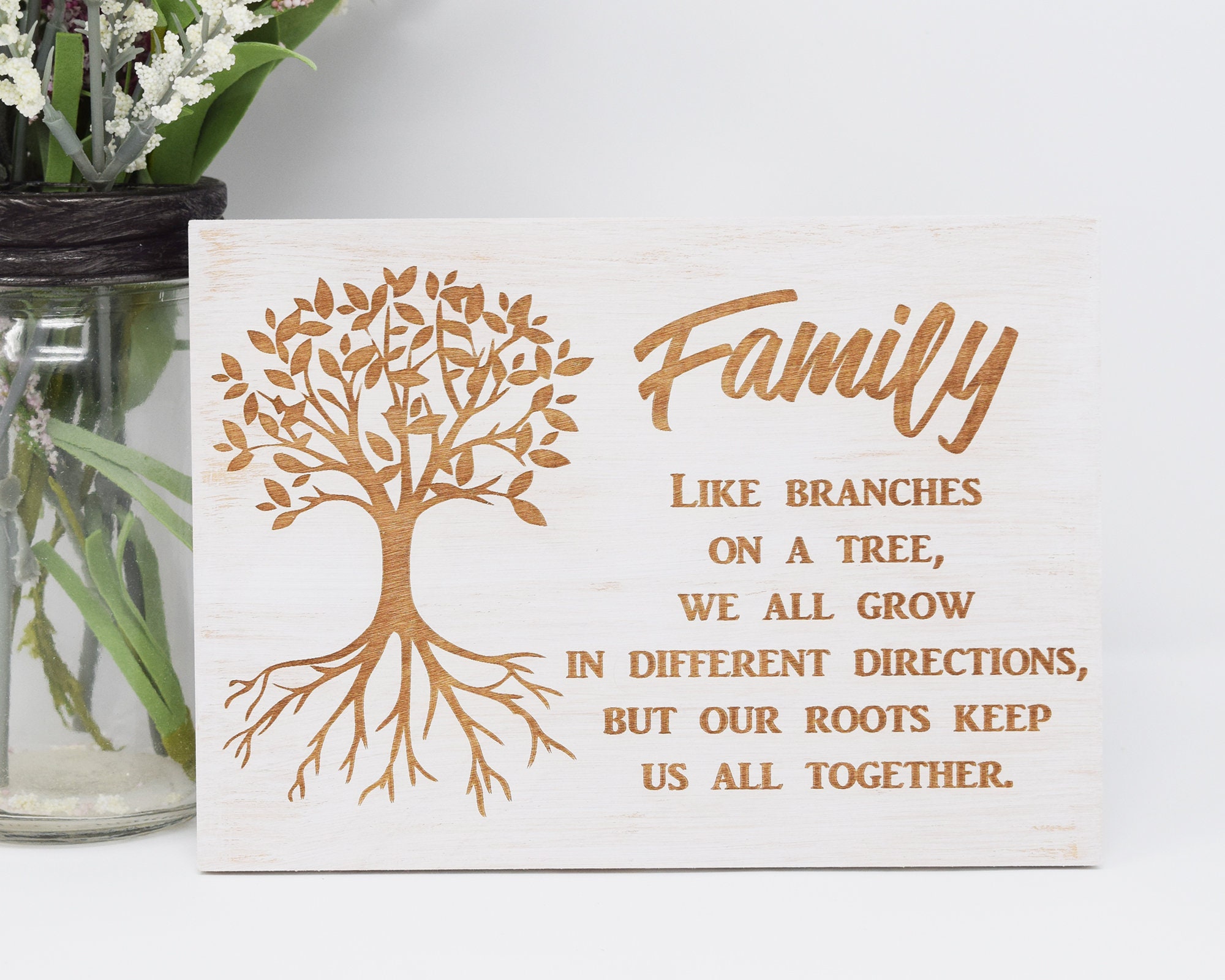 Family Like Branches on a Tree We All Grow in Different - Etsy