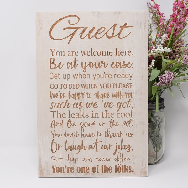 Guest Room Sign - Etsy