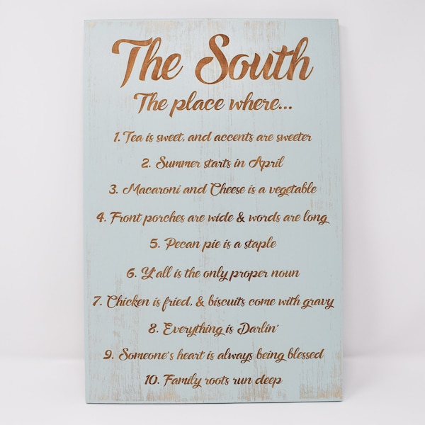 Wood Signs Sayings the South - Etsy