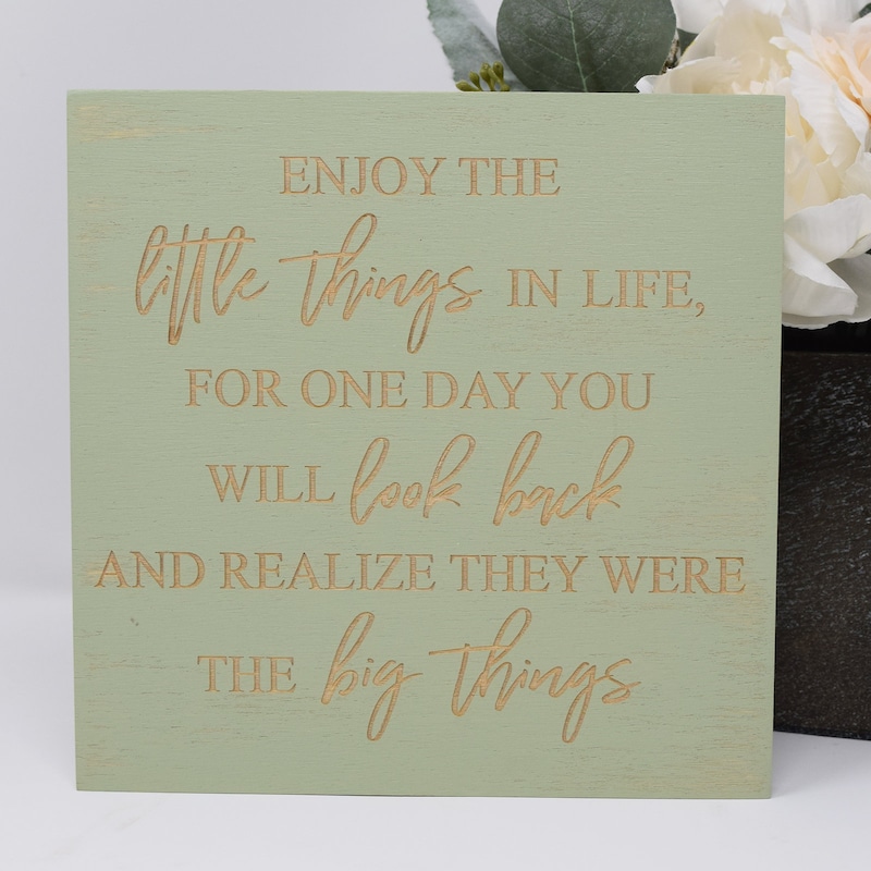 Life Quote Sign - Etsy