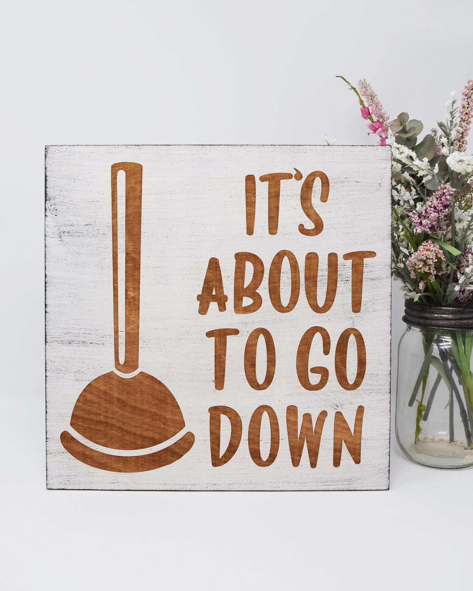 It's About To Go Down 7x7 10x10 12x12 15x15 20x20 | Etsy