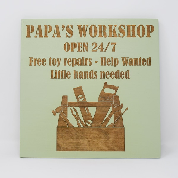 Workshop Sign - Etsy