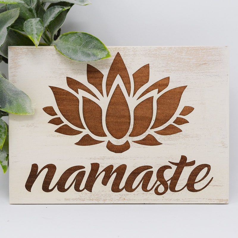 Namaste Sign - Etsy
