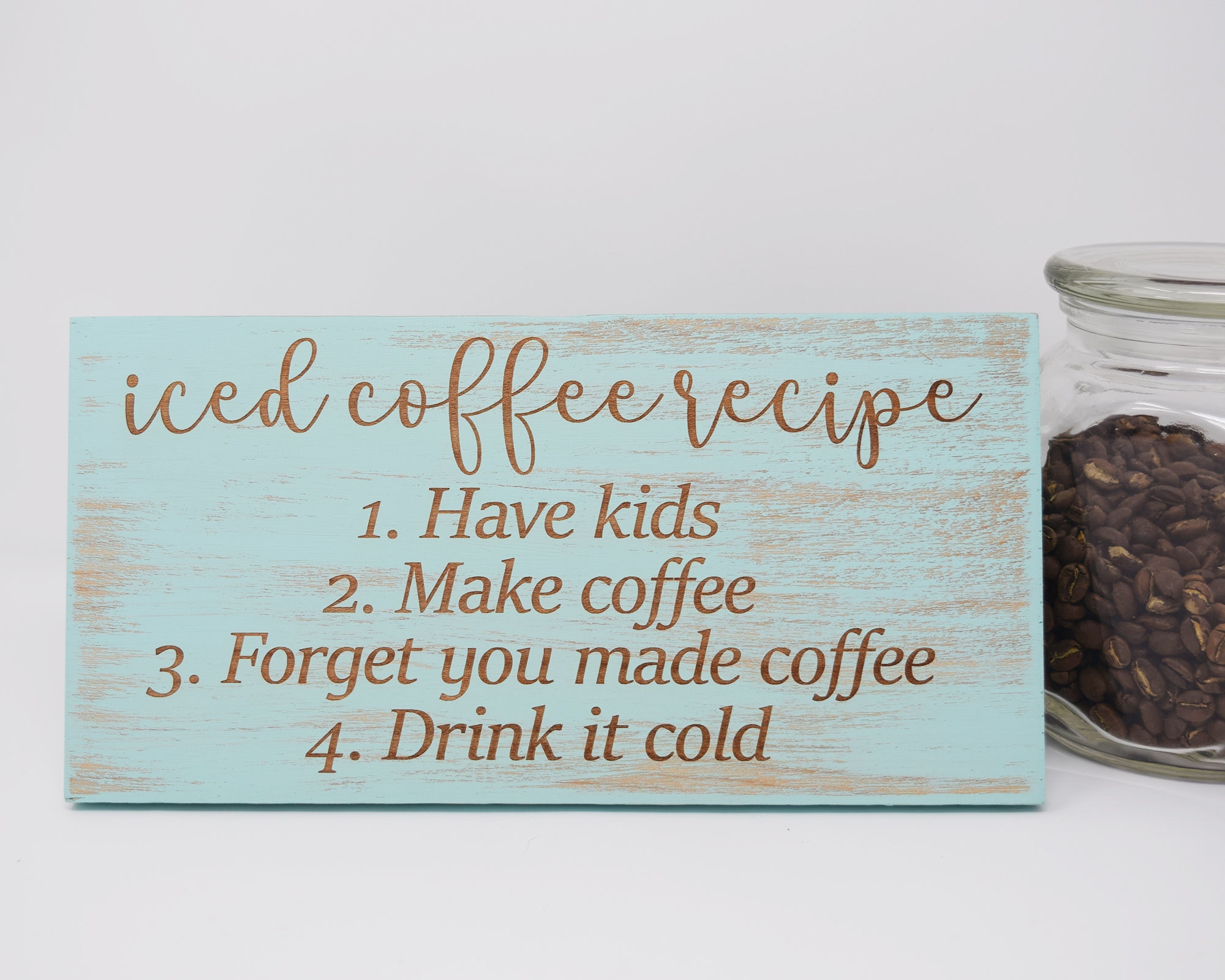 Iced Coffee Sign
