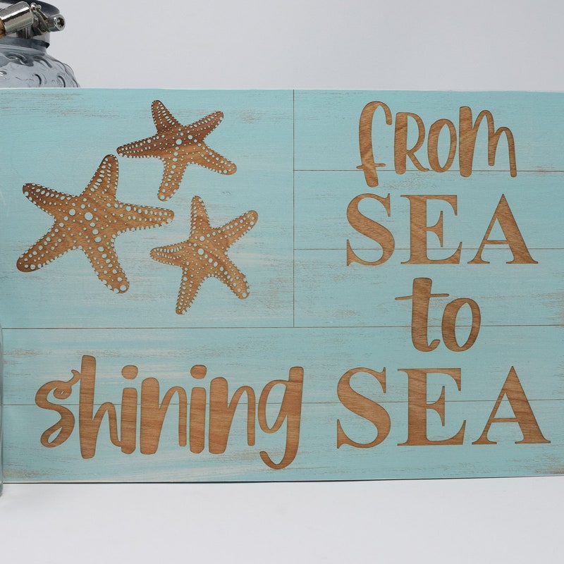 Sea Glass Sign - Etsy