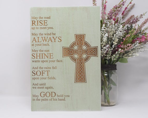 May the Road Rise up to Meet You. May the Wind Be Always at | Etsy