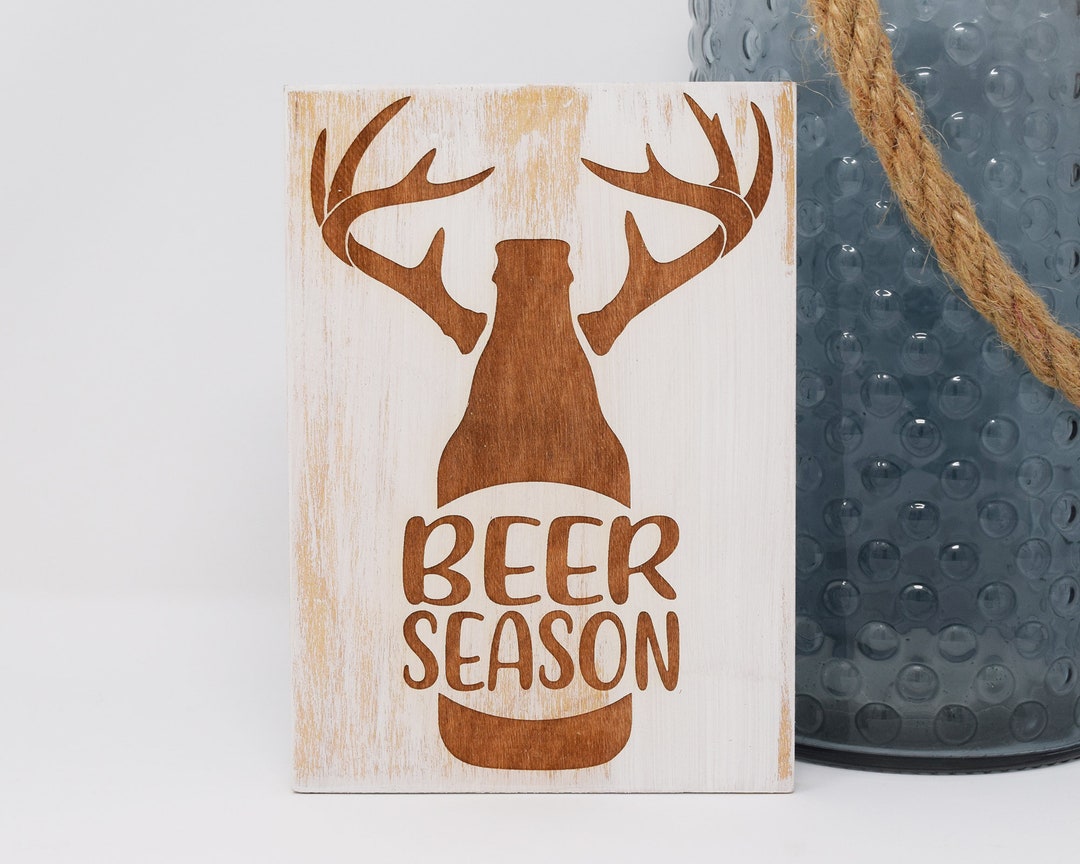 Beer Season 5x7, 8x12, 10x15, 15x22, 20x30, 24x36 Engraved Wood Sign - Etsy