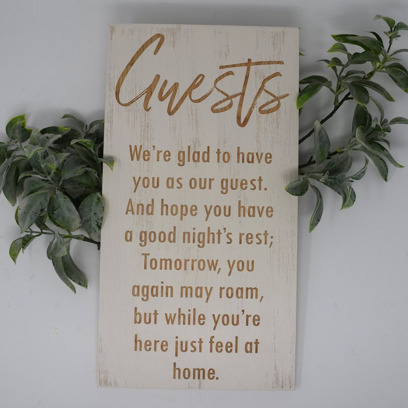 Guest Bedroom Signs - Etsy