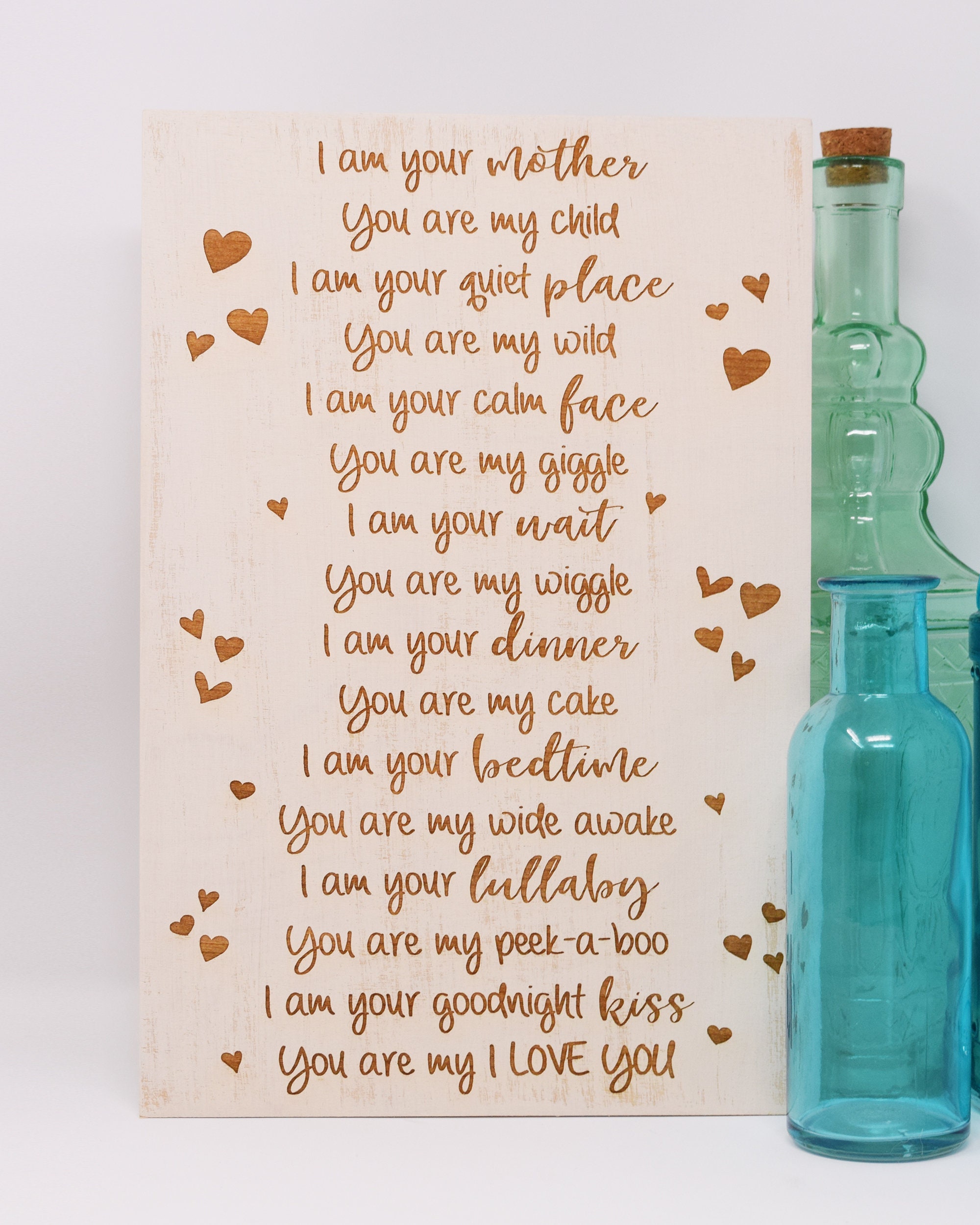 I Am Your Mother You Are My Child I Am Your Quiet Place You | Etsy